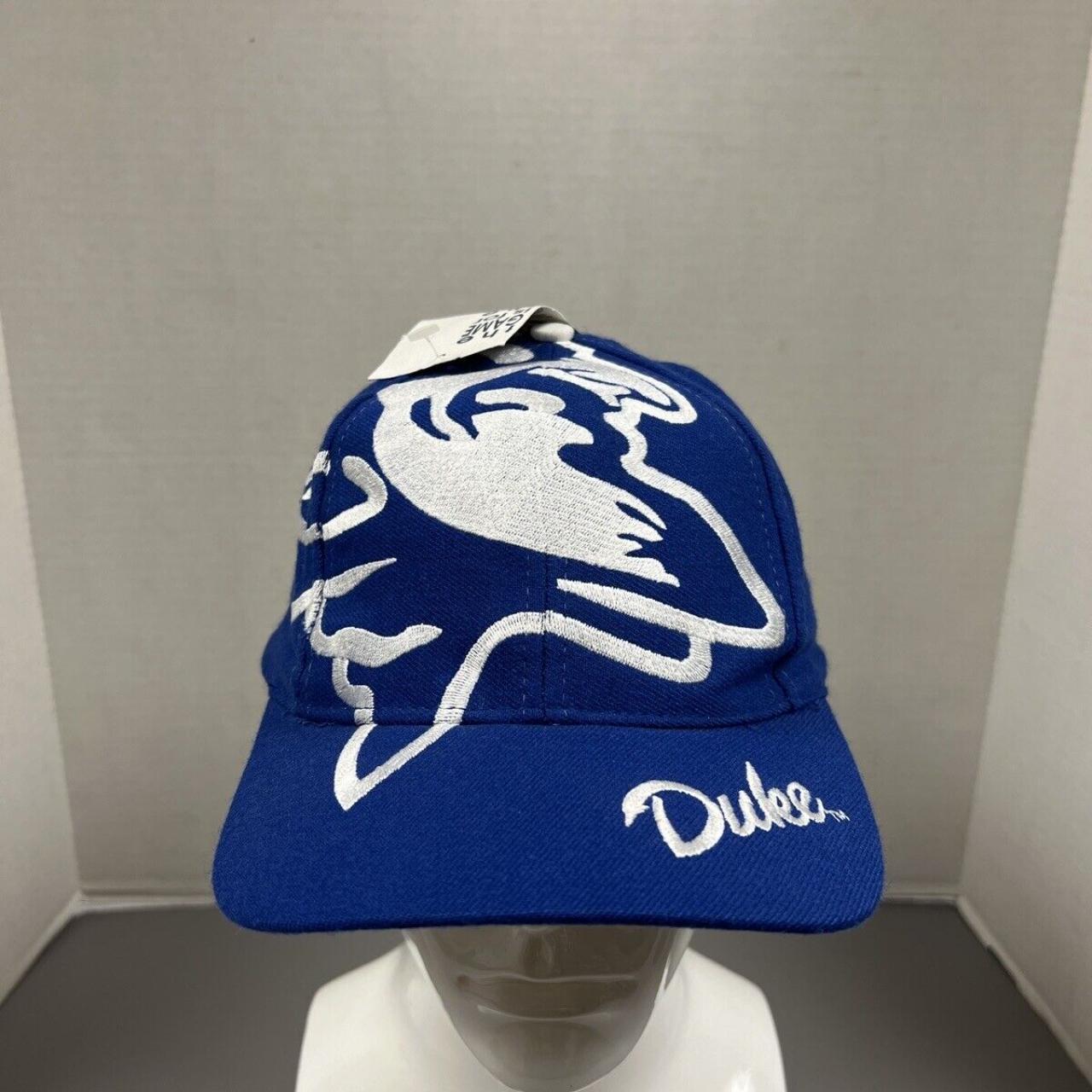Vintage 90s Duke Blue Devils Hat Snapback Cap... - Depop