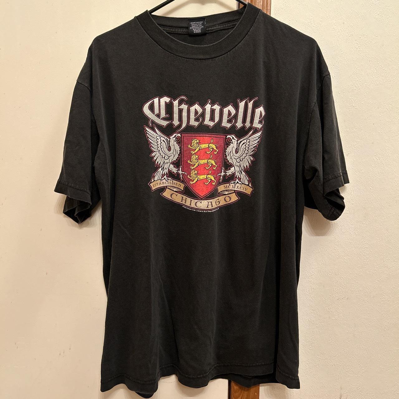 Vintage 2003 chevelle band t shirt L blue grape... - Depop