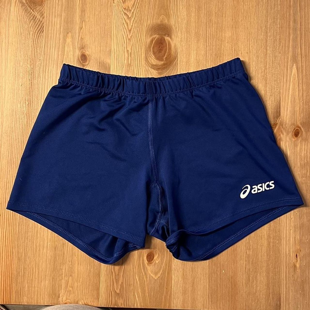 ASICS blue spandex Size : Small Never worn - Depop
