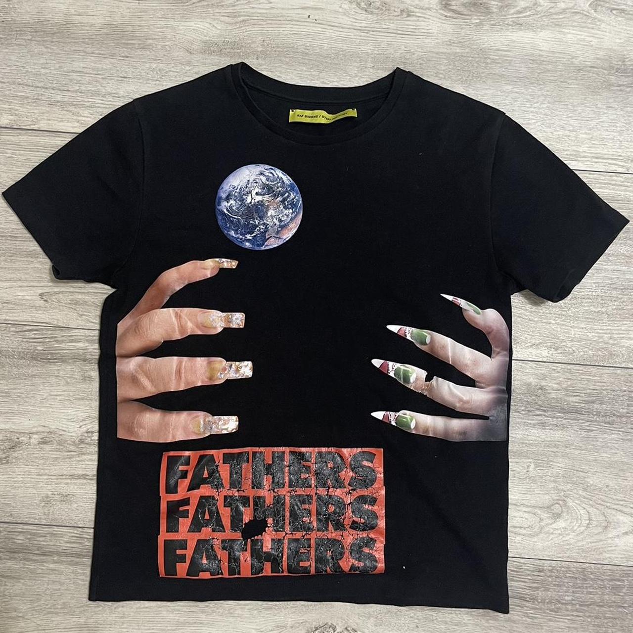 RAF Simons graphic tee Size small Super unique - Depop