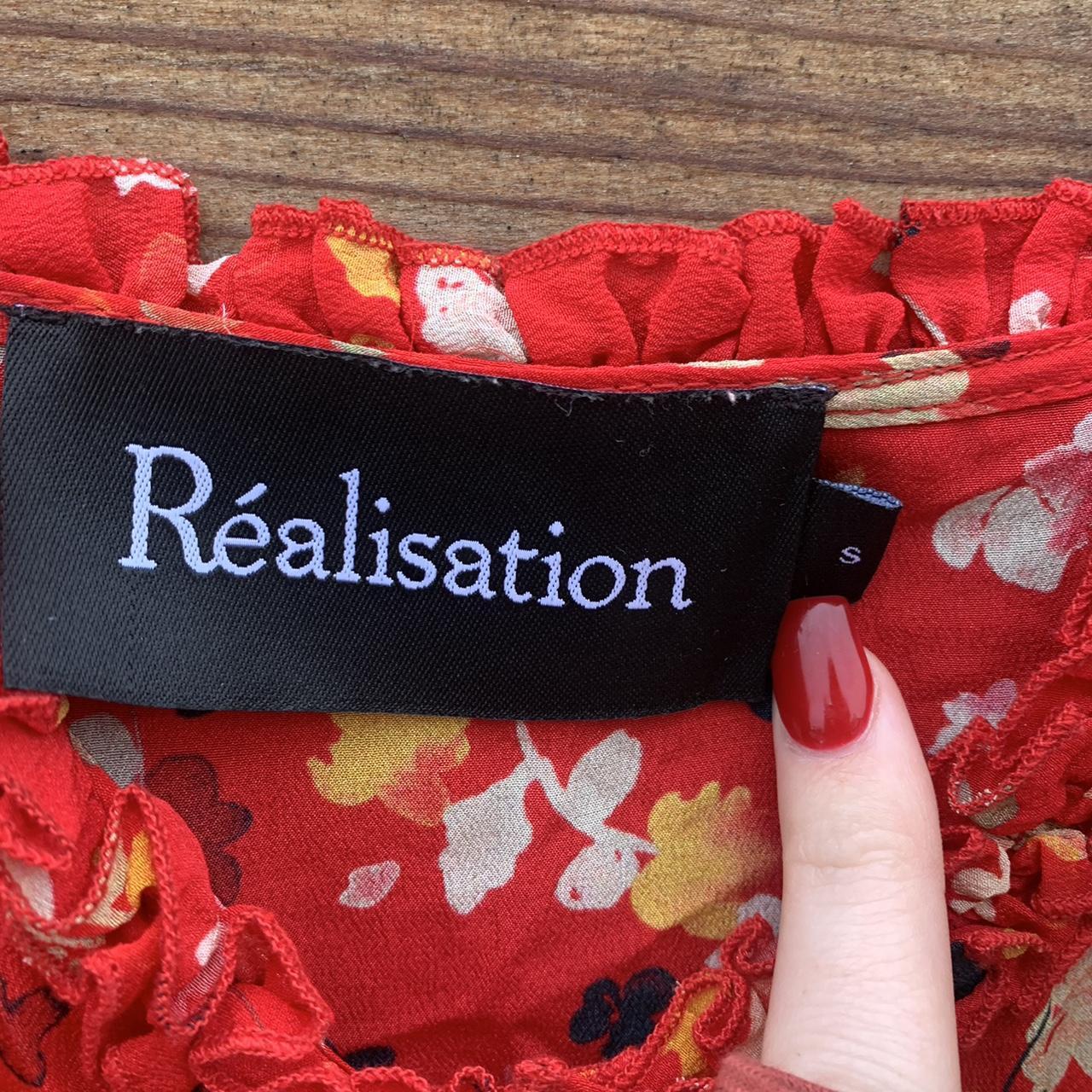 Realization Par the Julia Dress in Rouge Fleur.... - Depop