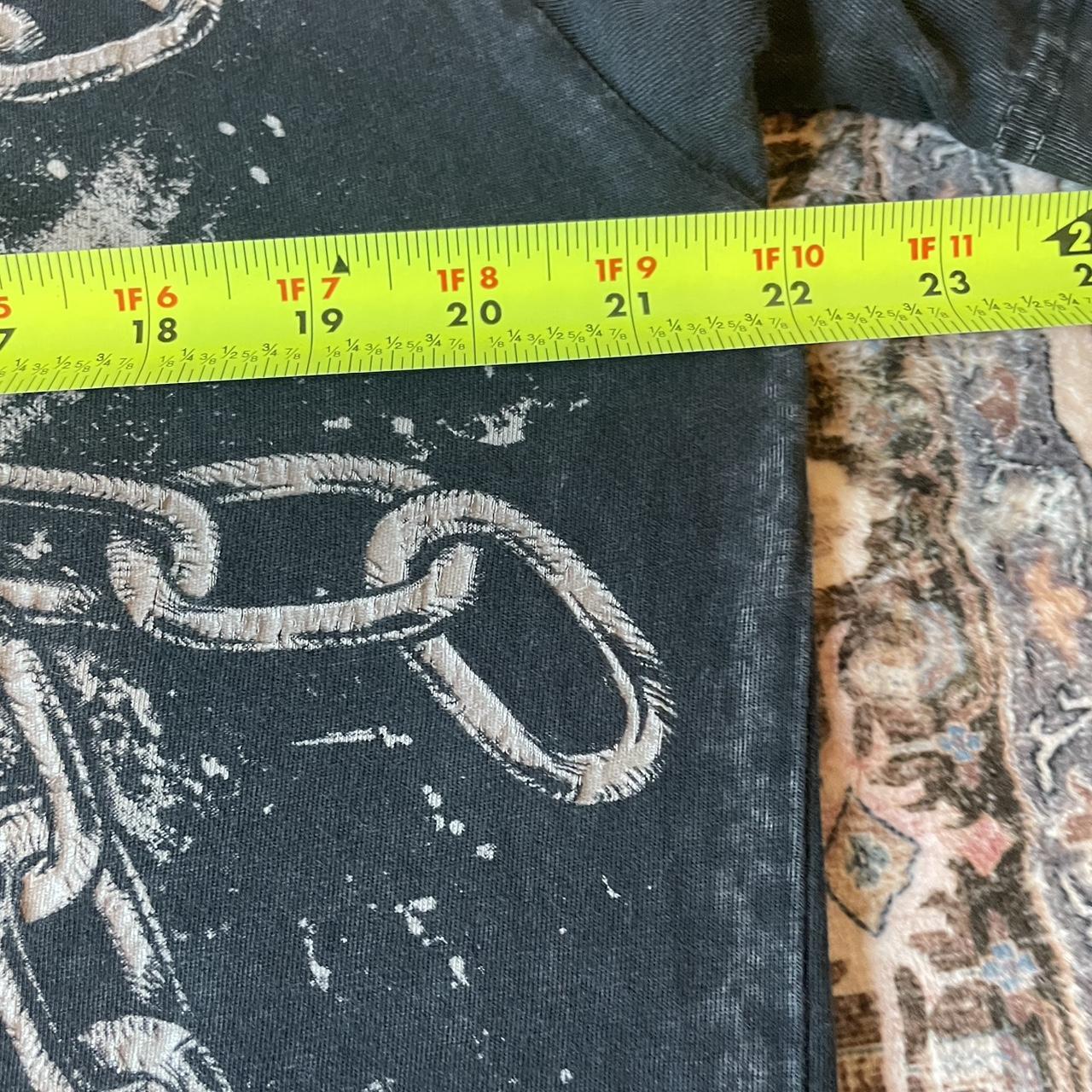 Affliction Megadeth all over print collab shirt.... - Depop