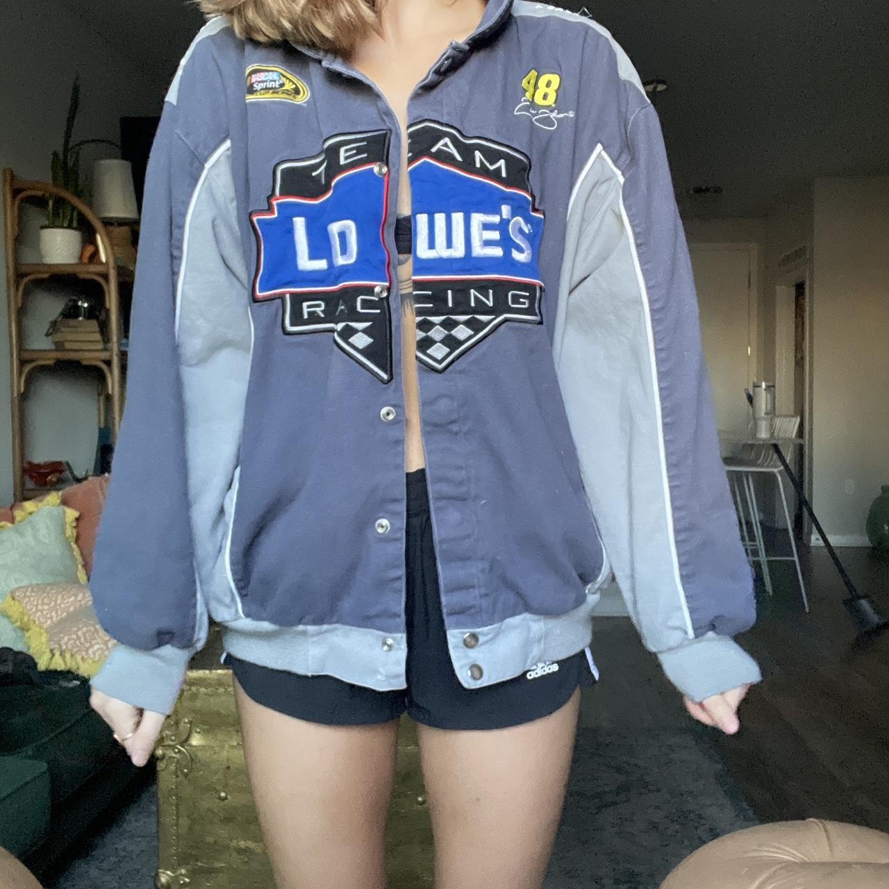 Vintage Lowe’s race car jacket - Depop