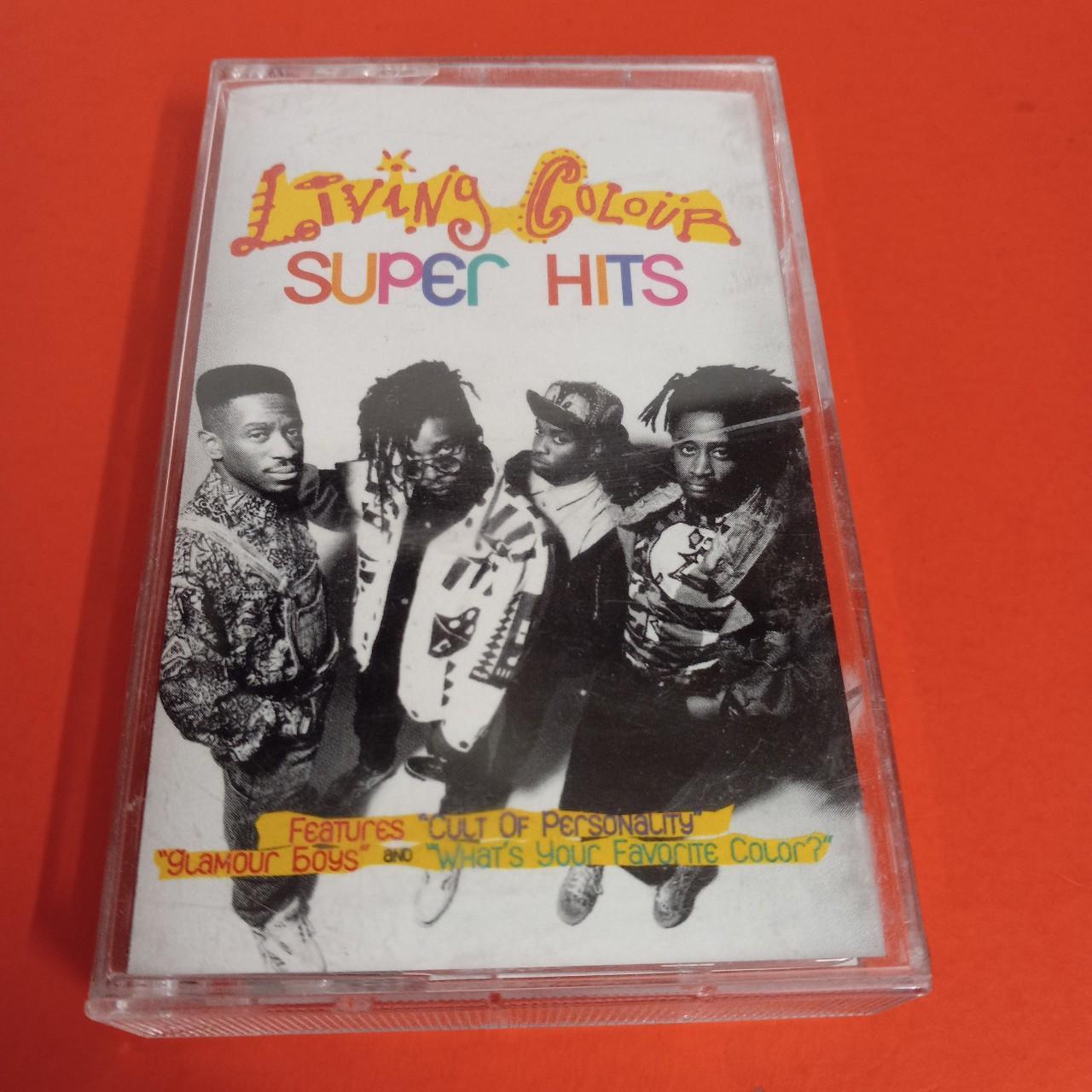 Vintage Living Colour Super Hits Cassette Tape. Play... - Depop