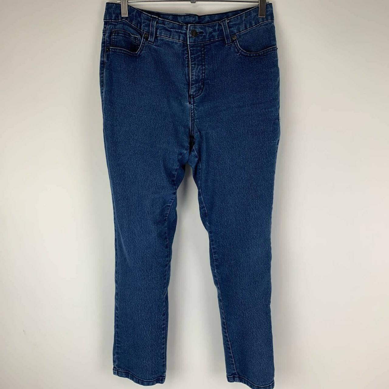 Basic Editions Womens Straight Leg Jeans Blue... - Depop