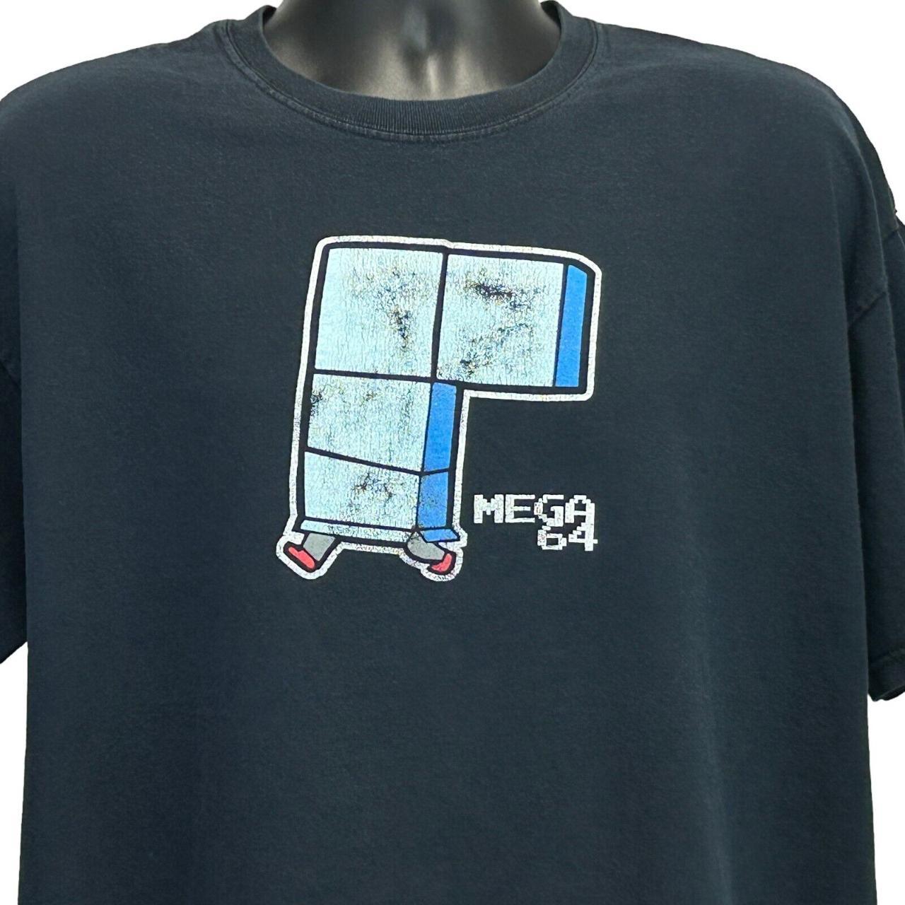Mega64 Tetris 2006 T Shirt Video Gamer Black Gildan... - Depop