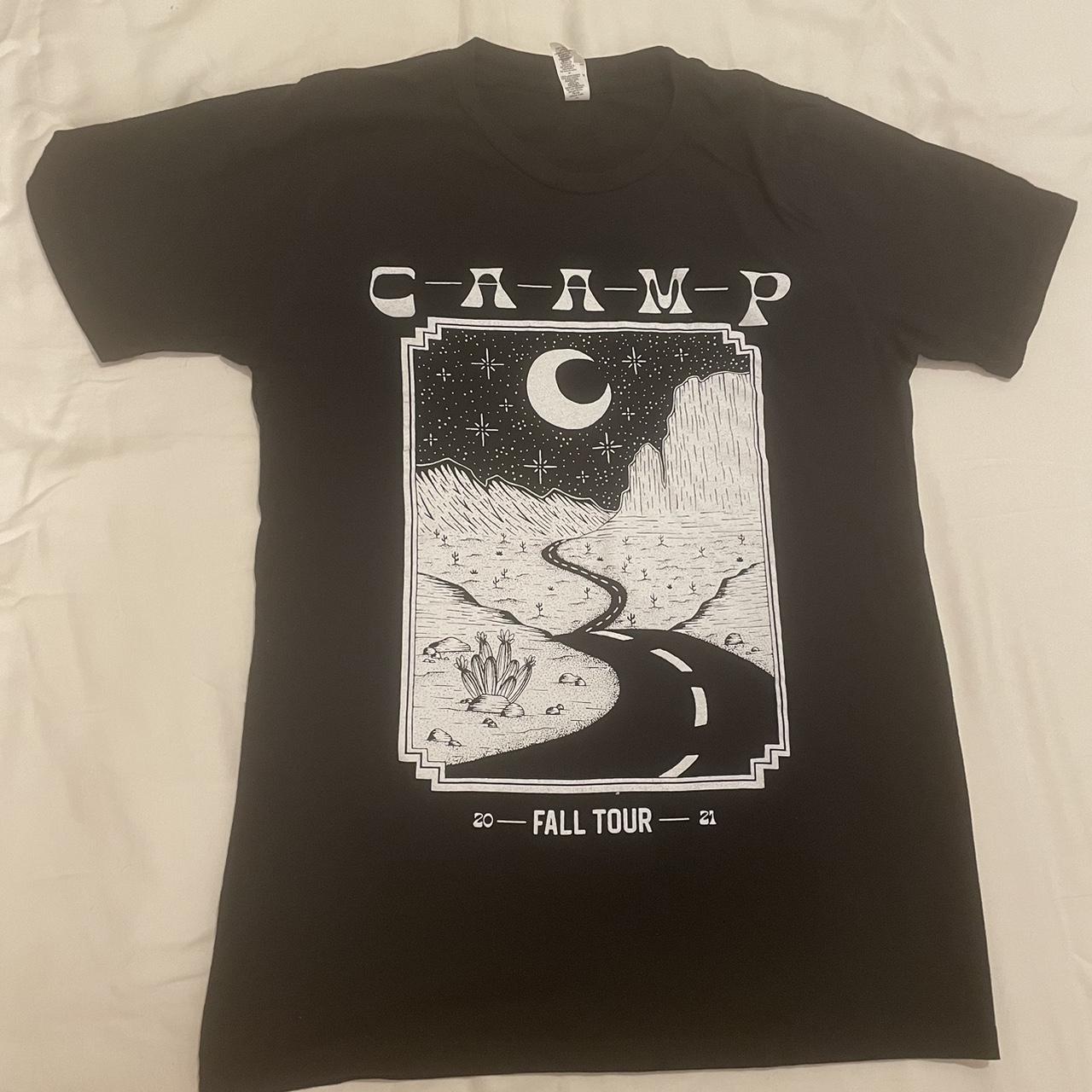 Black and white Caamp Fall Tour 2021 T-shirt Very... | Depop