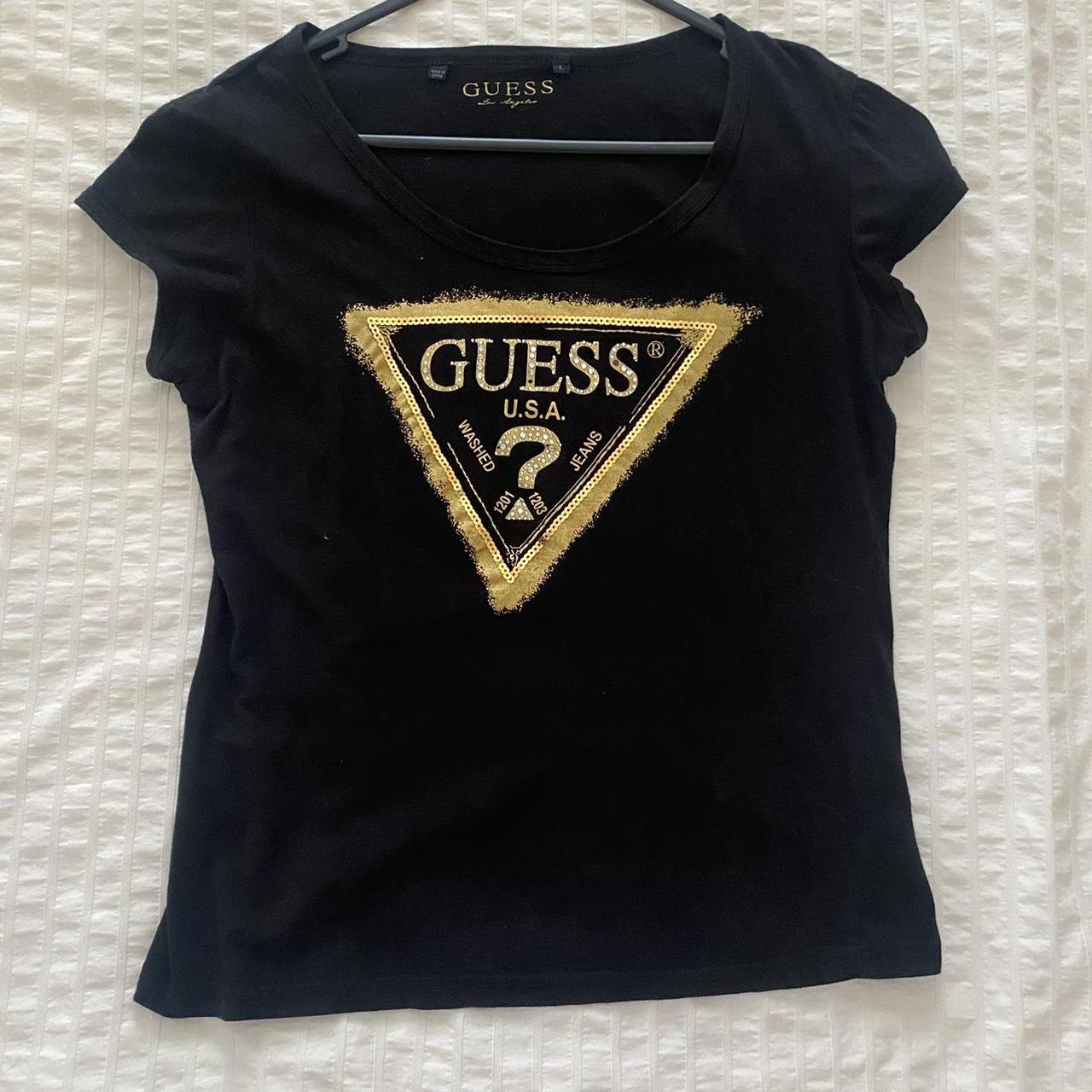 AUTHENTIC VINTAGE GUESS RHINESTONE SEQUENCE... - Depop