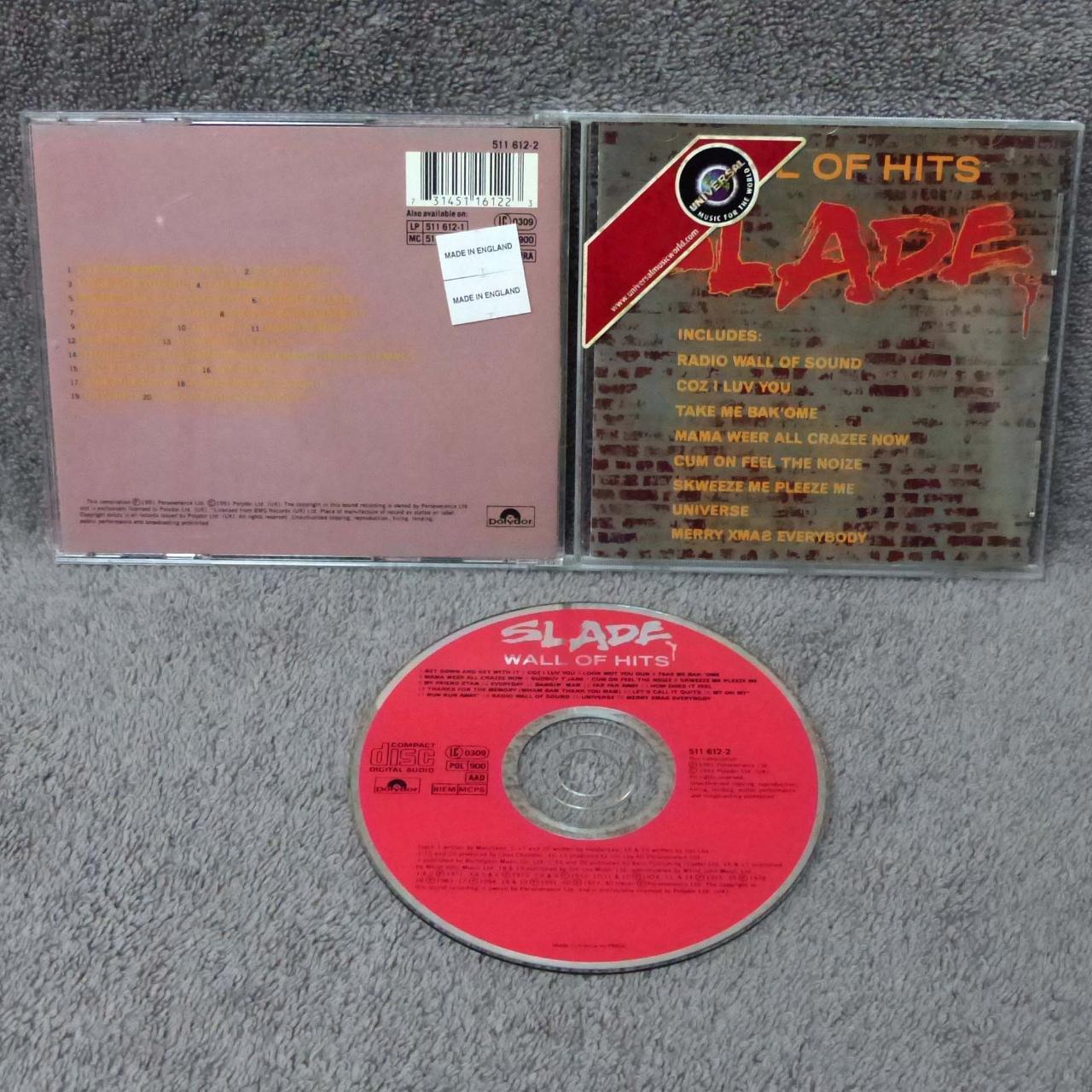 Slade Wall of Hits Audio CD 1991 UK Import Made in... - Depop