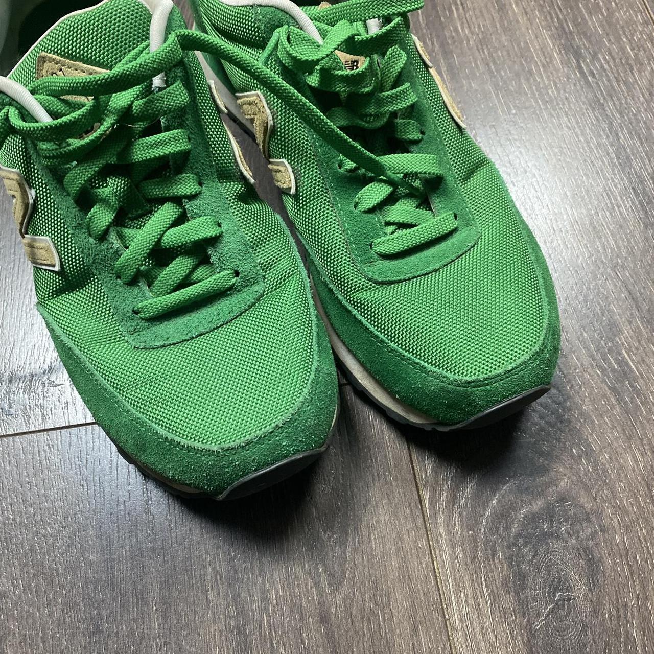 Green New balance 501s 🌎Item info: No rips some... - Depop