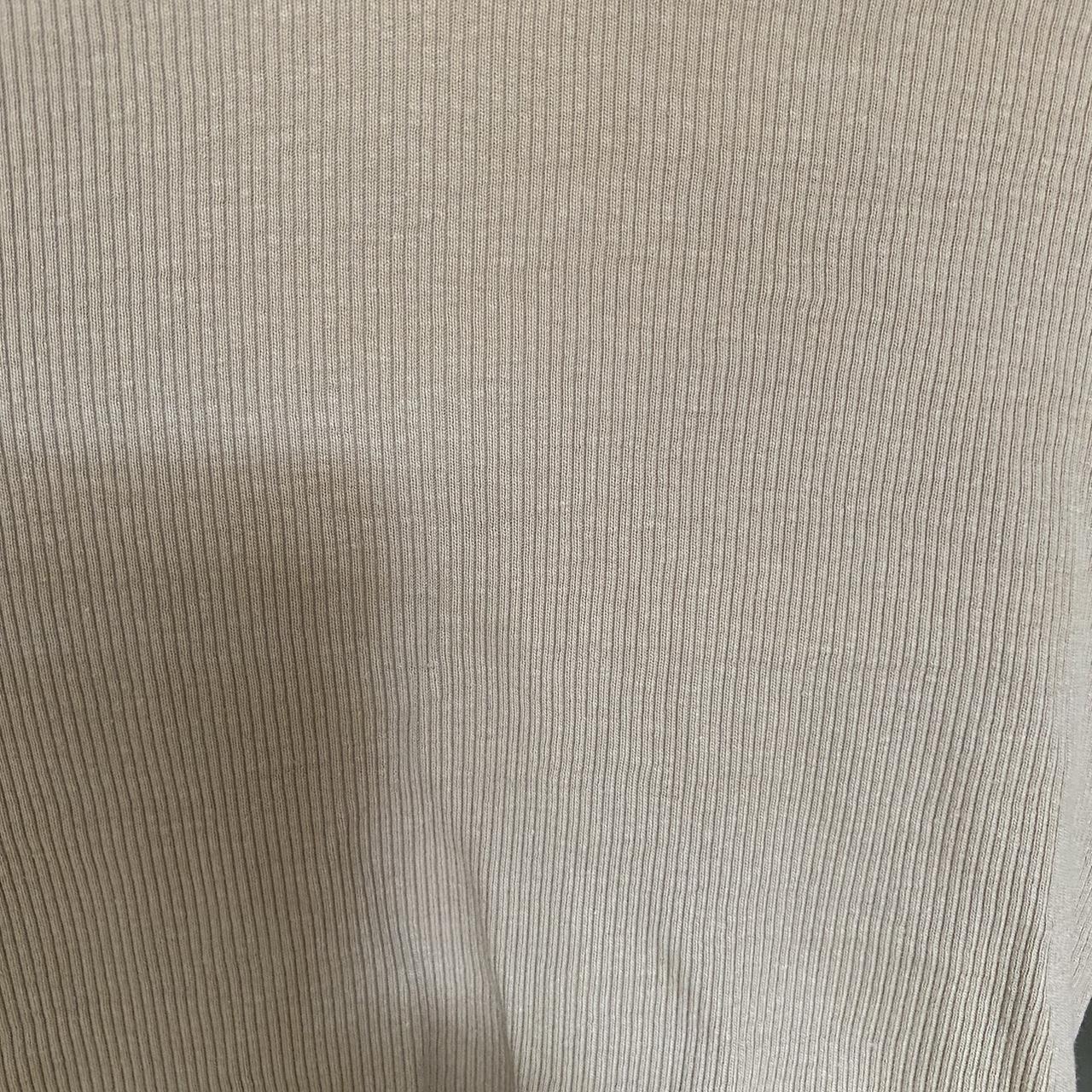 Plain neutral long sleeve baby tee Brilliant... - Depop