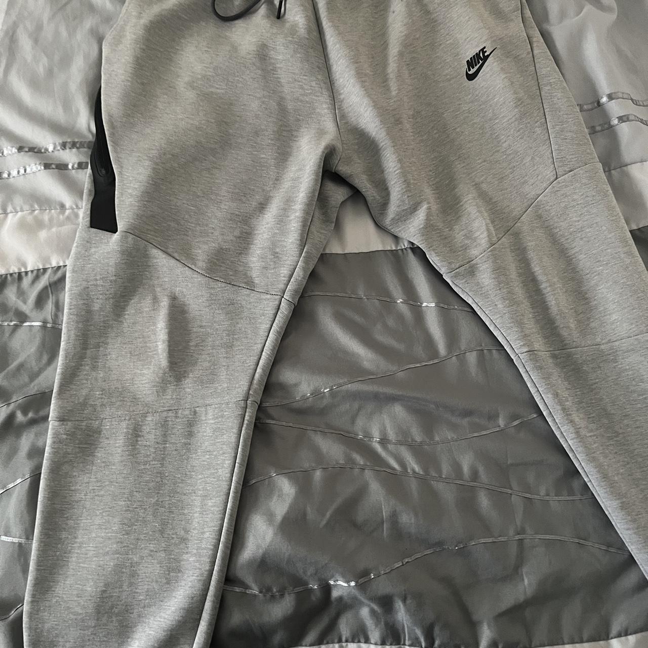 Grey Nike tech fleece old season joggers Size XL... - Depop