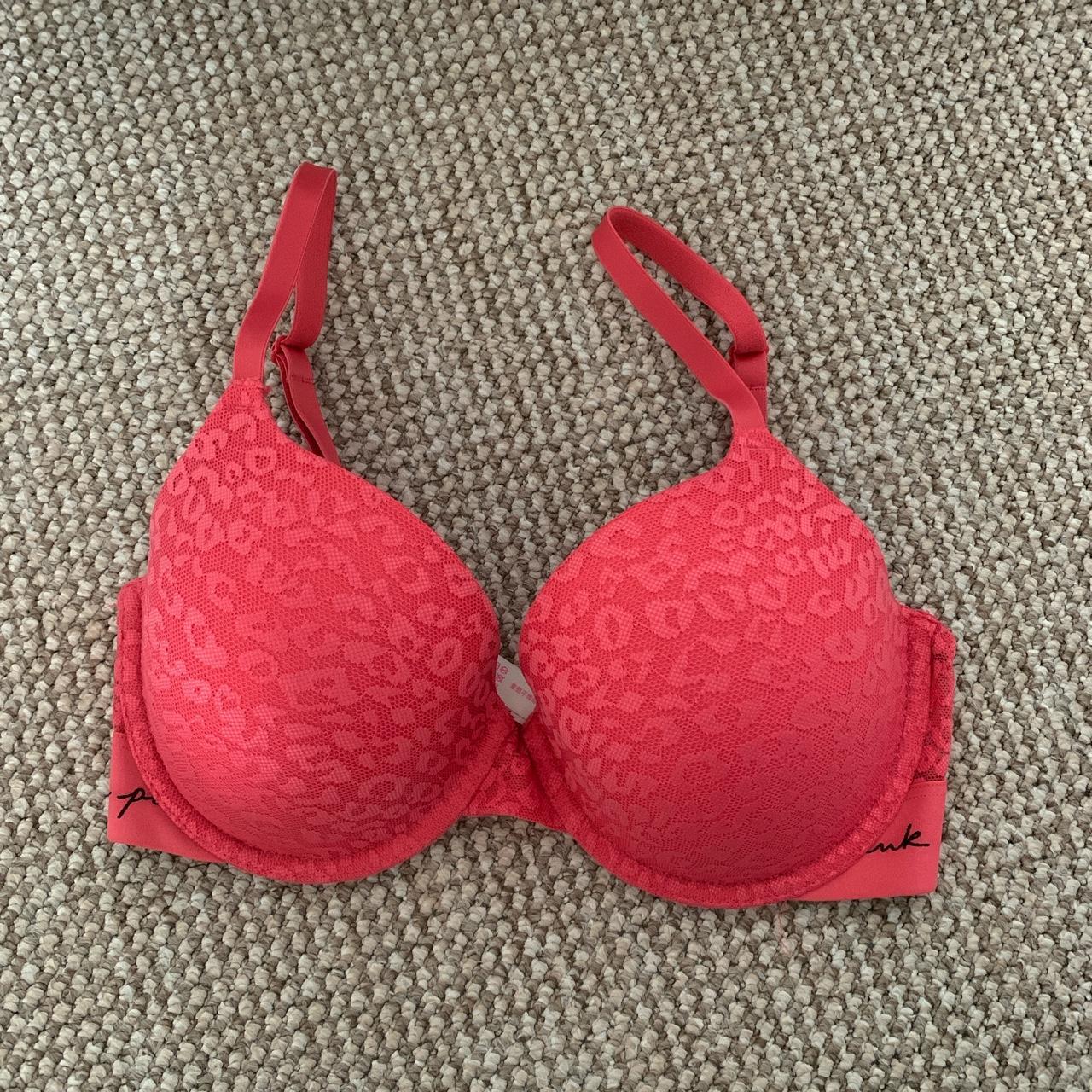 Victoria's Secret Women's Pink Bra | Depop