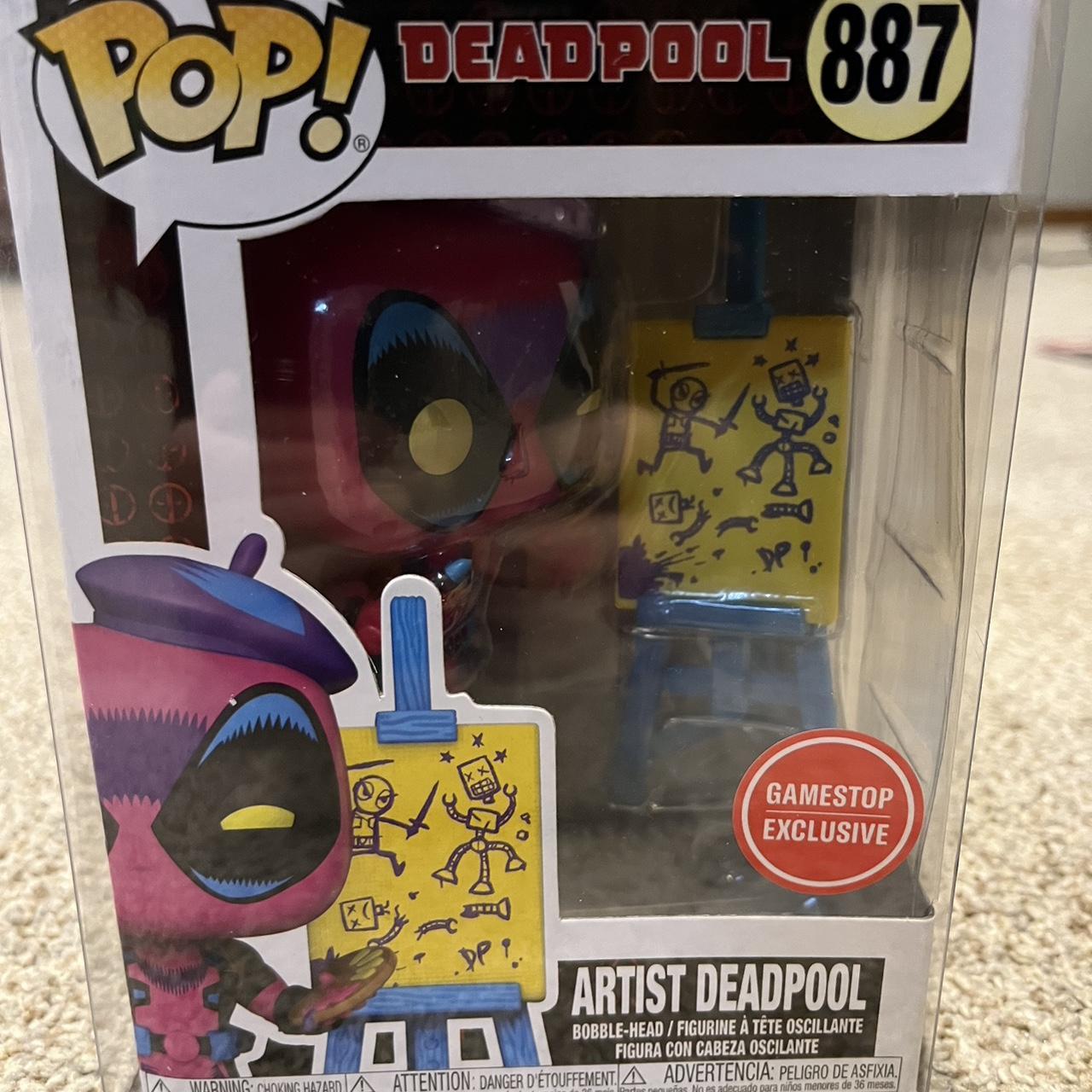 Funko Pop Deadpool Blacklight Gamestop Exclusive - Depop