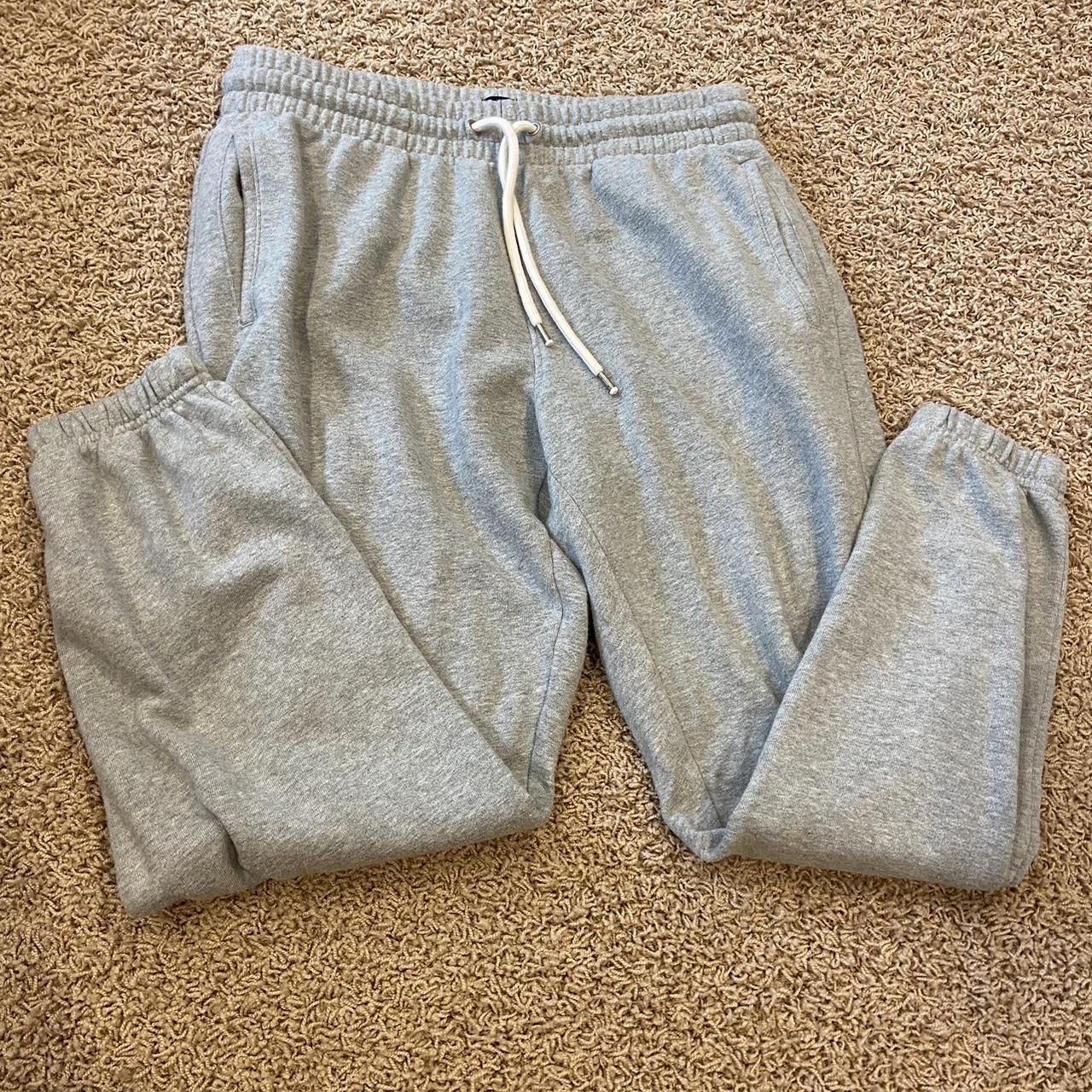 gap gray sweats never worn, gray, look super comfy... - Depop