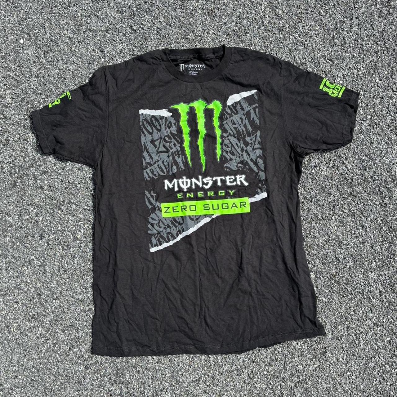Monster Energy Drink T Shirt Size L Excellent like... - Depop