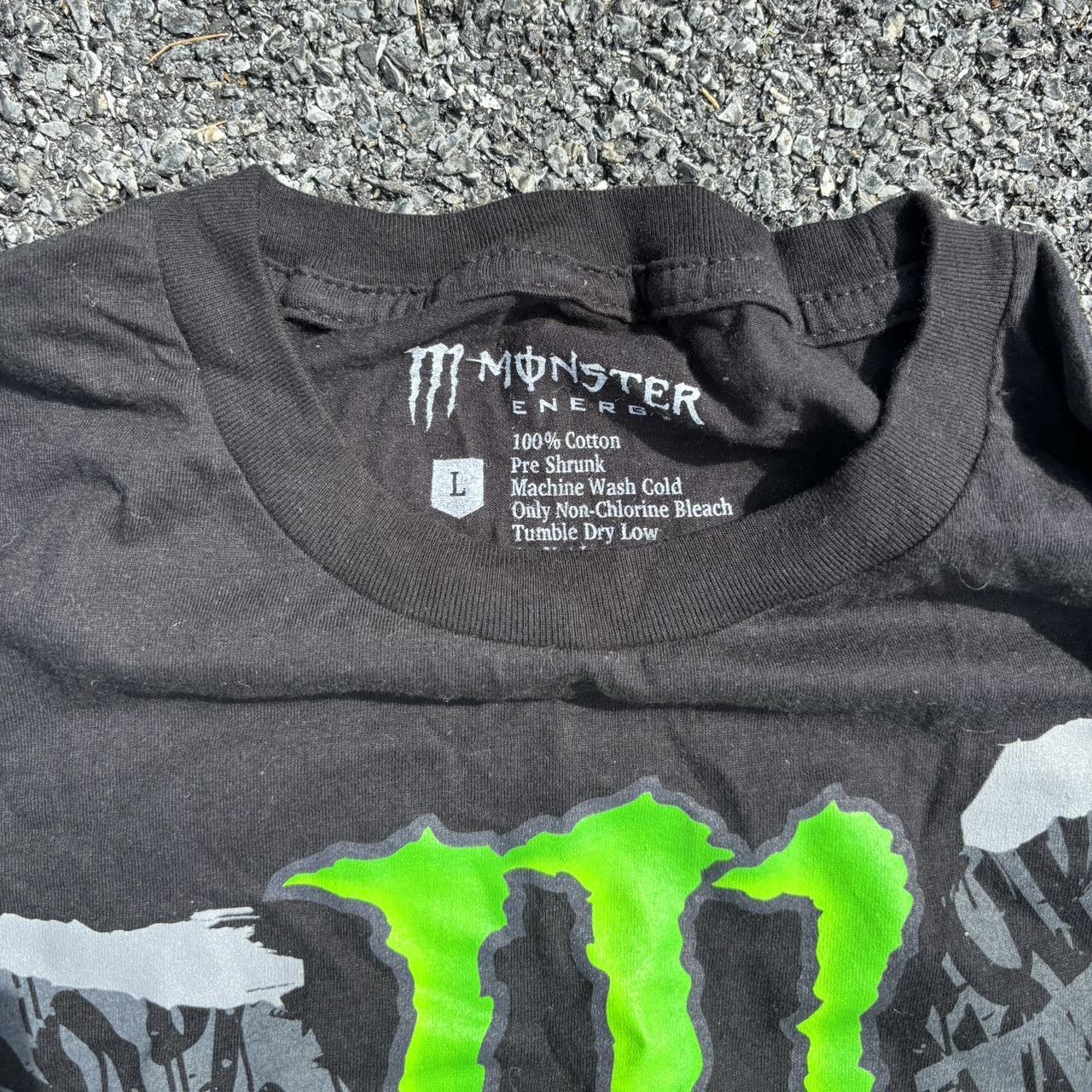 Monster Energy Drink T Shirt Size L Excellent like... - Depop