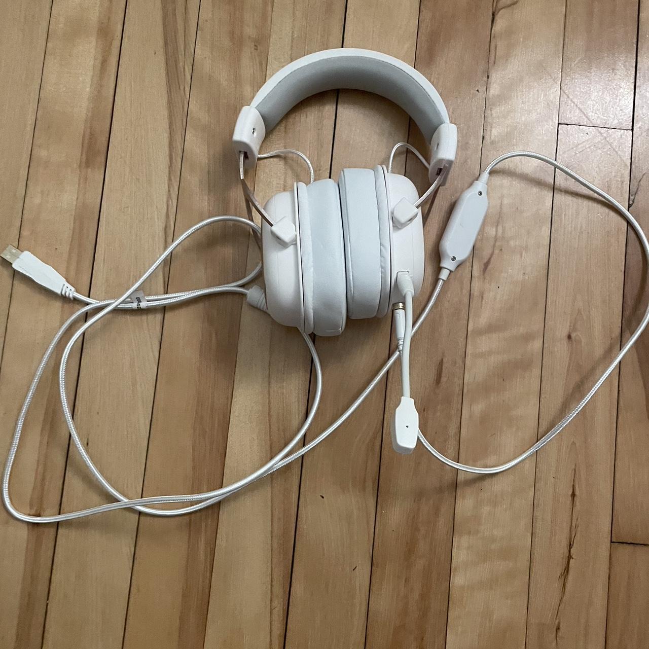 Red dragon headphones - wired - Depop