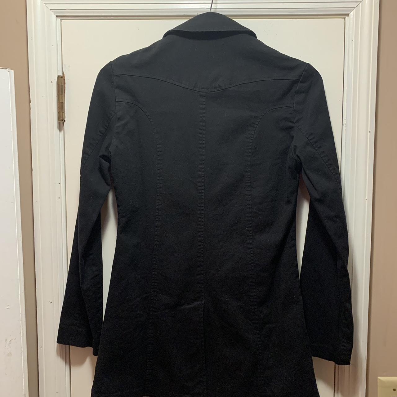 Doki Geki jacket Vintage Y2K Size large Black Button... - Depop