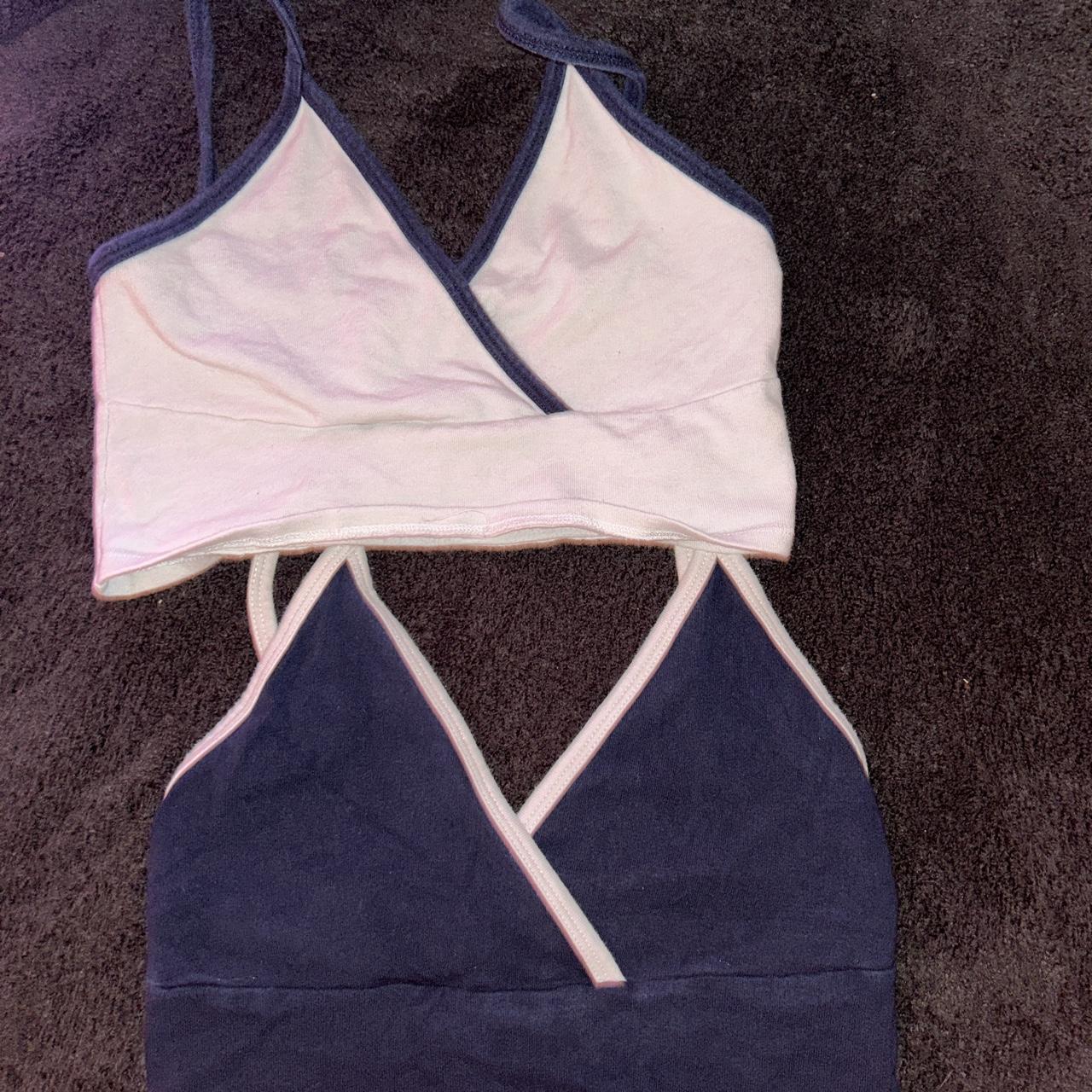 2 brandy melville amara tops msg before buying both... - Depop