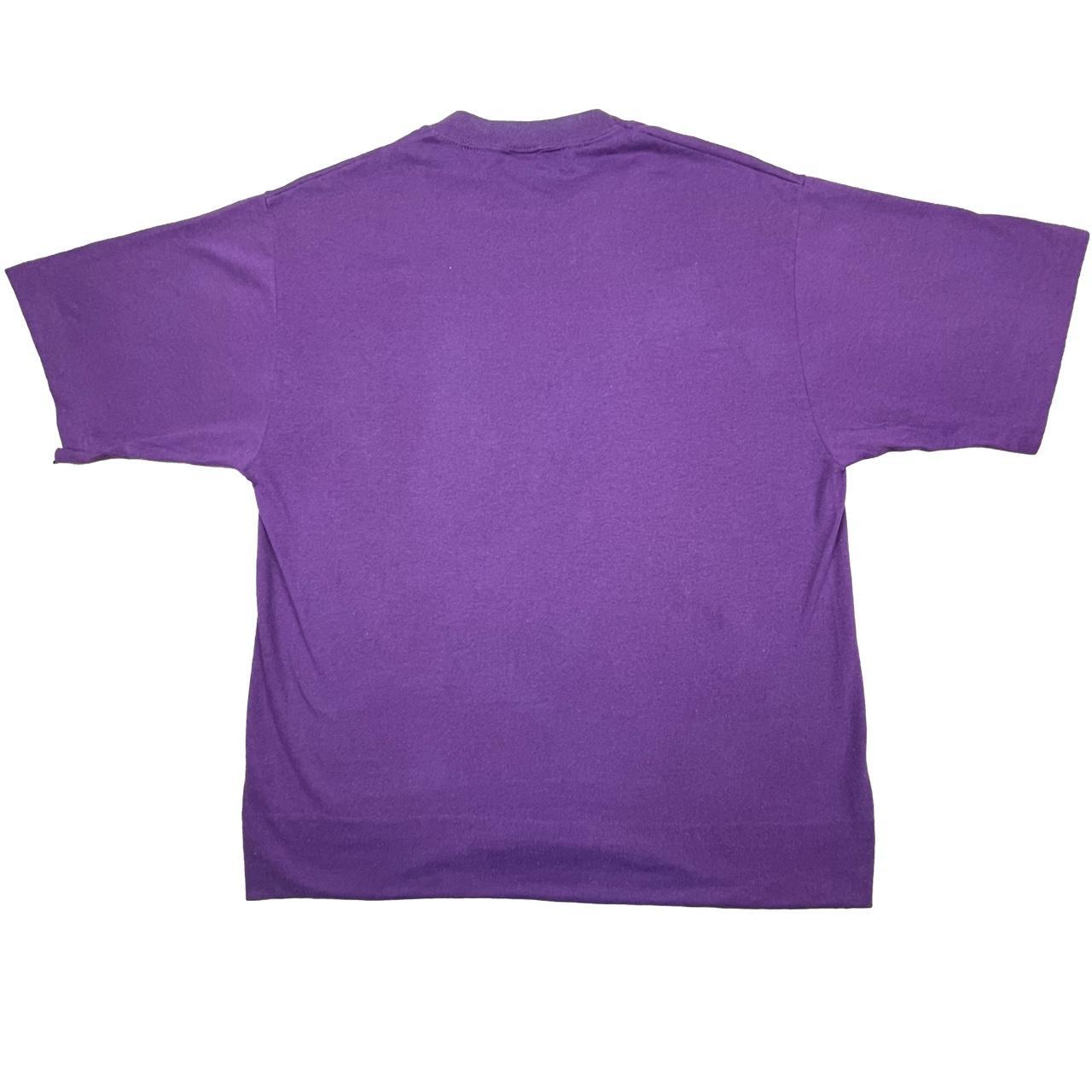 90s Essential blank tee Perfect essential purple... - Depop