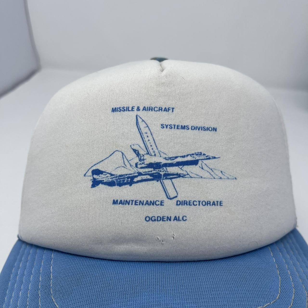Vintage Air Force Fighter Jet Hat 80s / 90s snap... | Depop