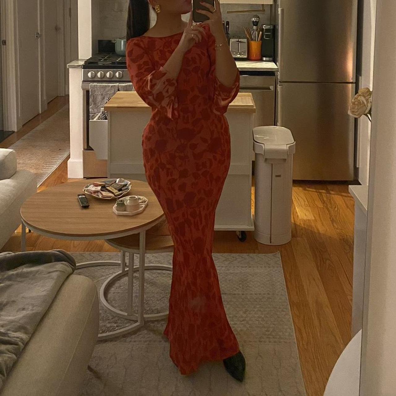 The Gia Realisation Par dress in havana size small... - Depop