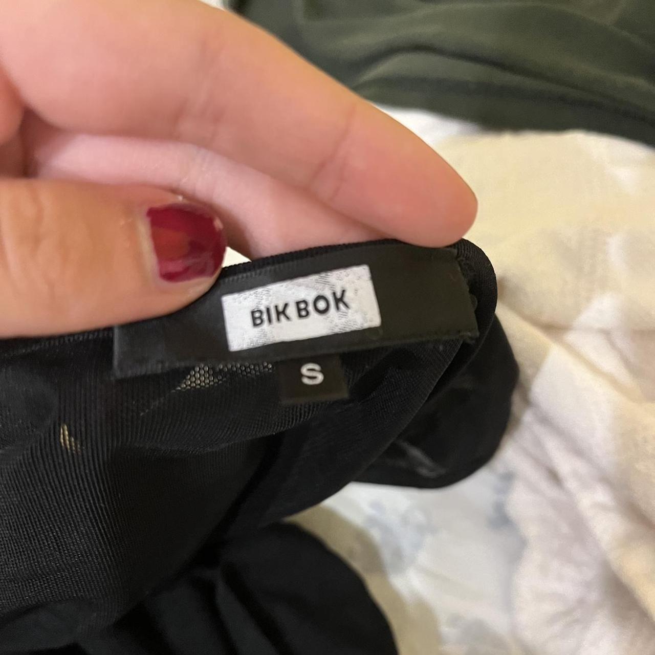 Bik Bok Small Black Minidress Sheer in the front... - Depop