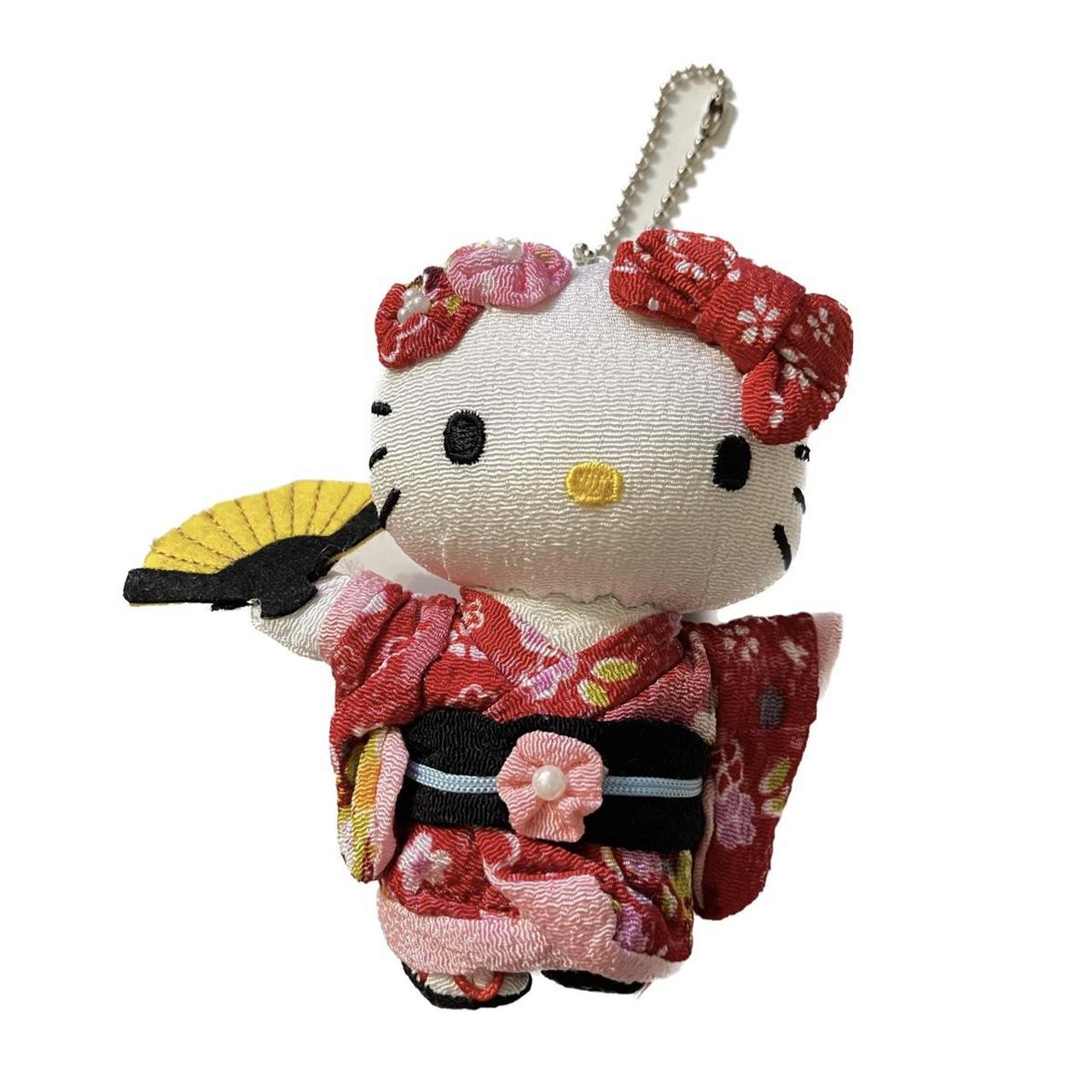hello kitty kimono plush keychain - does not have a... - Depop