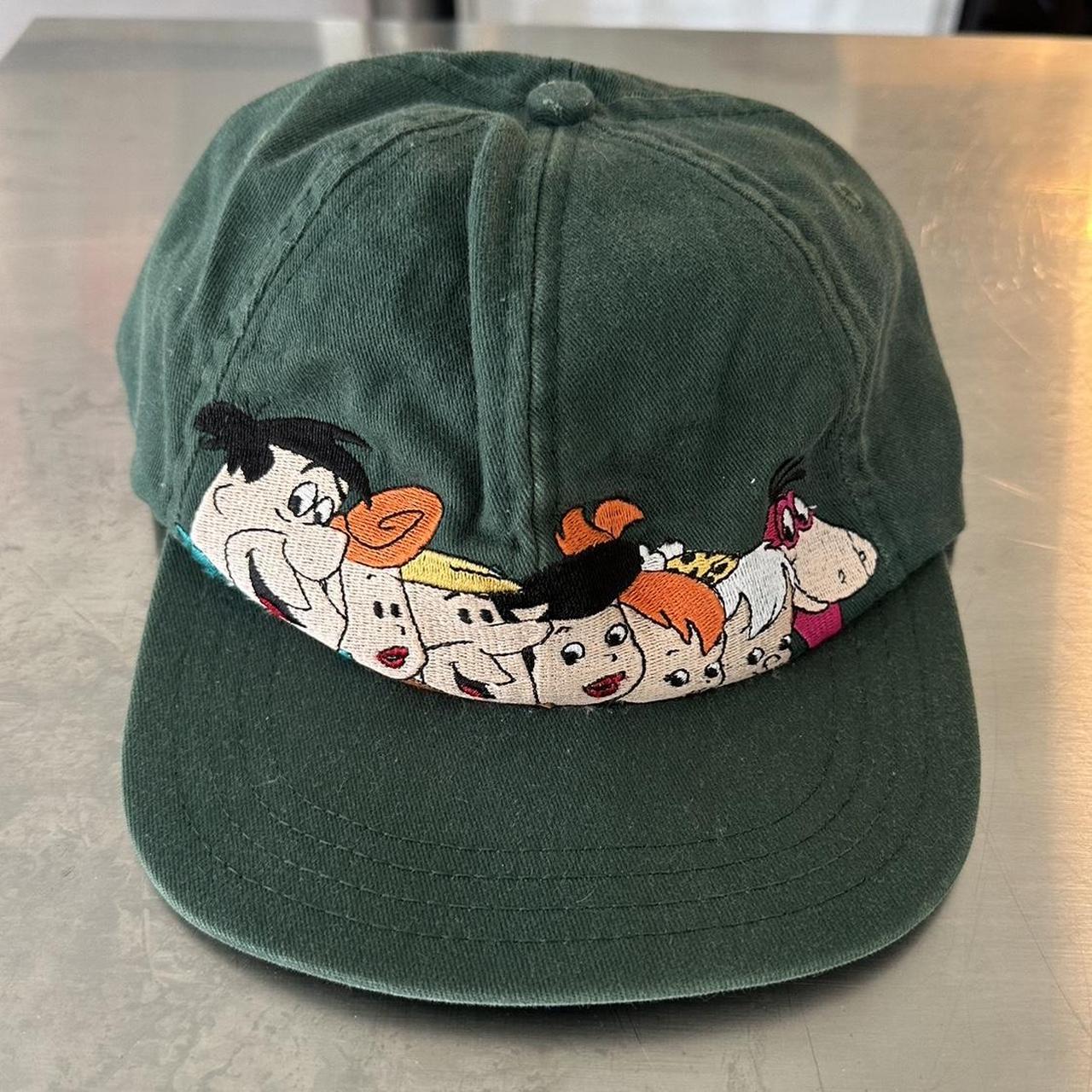 Vintage flintstones cap Wear on back strap as shown... - Depop