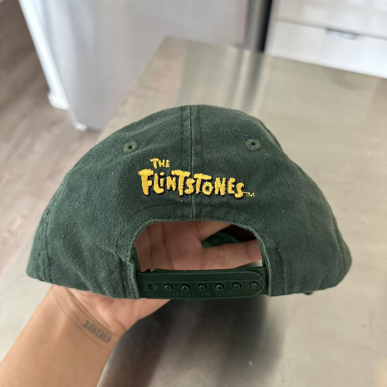 Vintage flintstones cap Wear on back strap as shown... - Depop