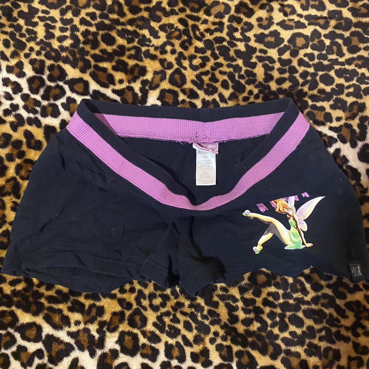 sexy tinkerbell booty shorts so cute fits a size... - Depop