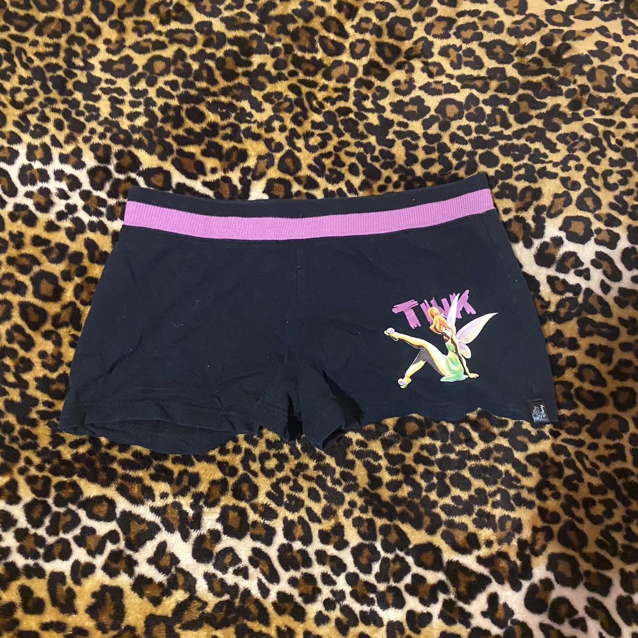 sexy tinkerbell booty shorts so cute fits a size... - Depop