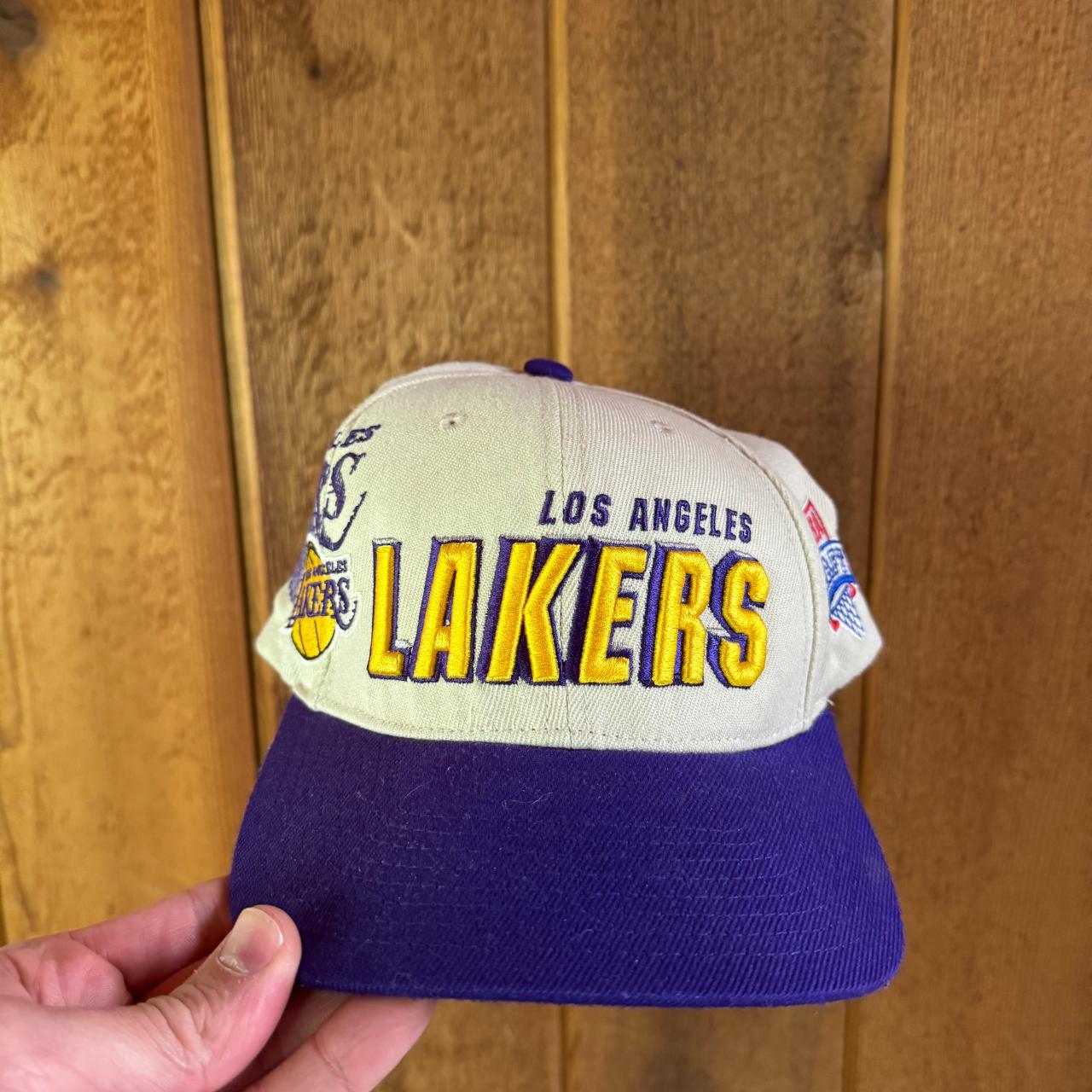 Mitchell & Ness NBA Draft Snapback Lakers Hat | Depop