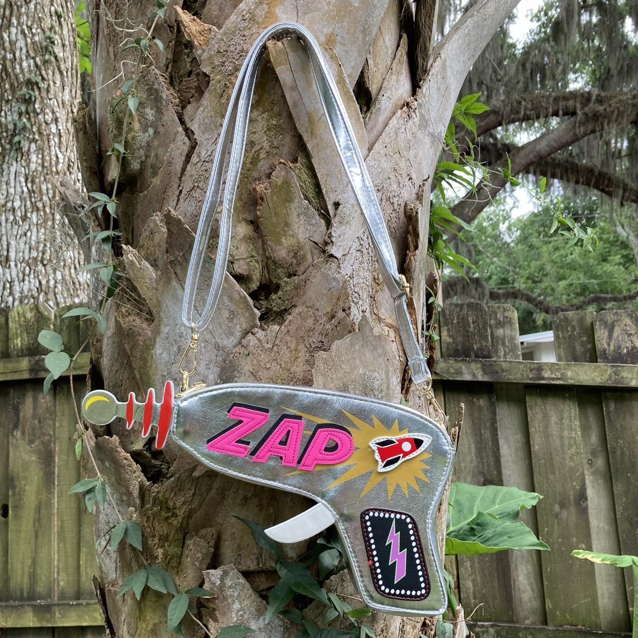 💕⚡️SILVER METALLIC ZAP GUN BAG... - Depop