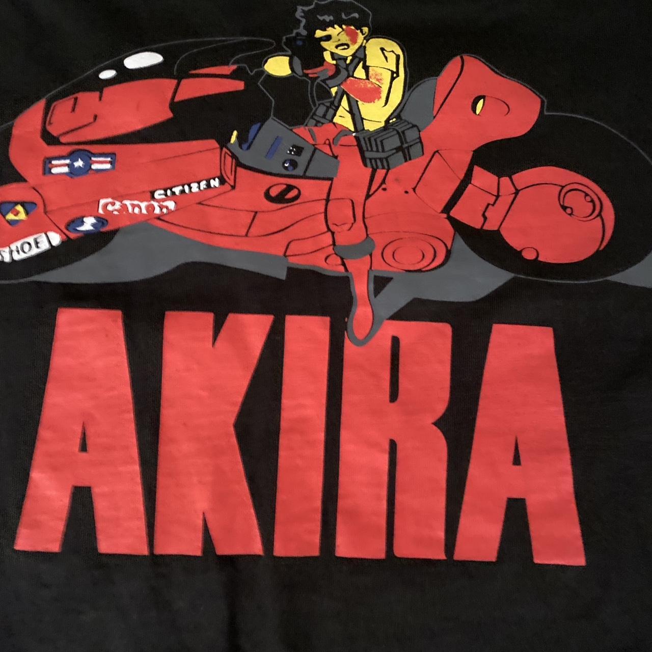 Japanese Vintage Black Akira Motorcycle Tee Shirt Depop
