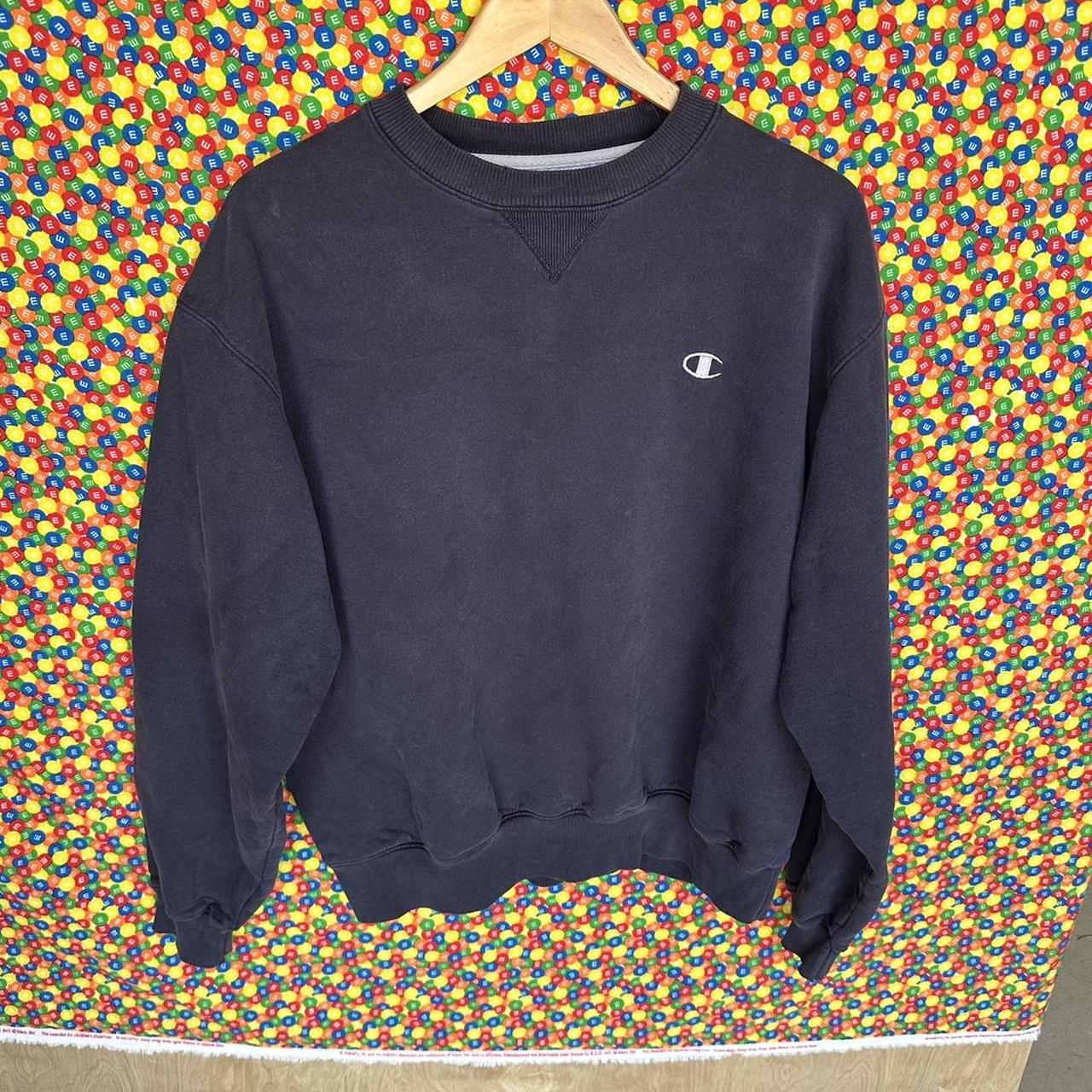 Vintage Champion crewneck sweater Size- Large... - Depop