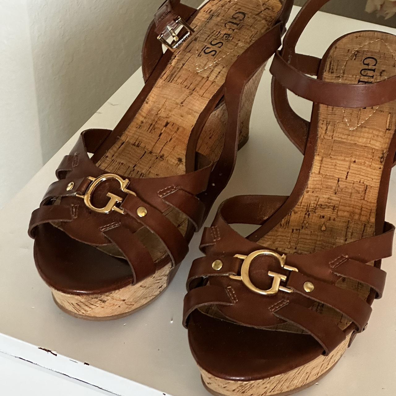 Guess sandals, super comfy and in perfect condition. - Depop