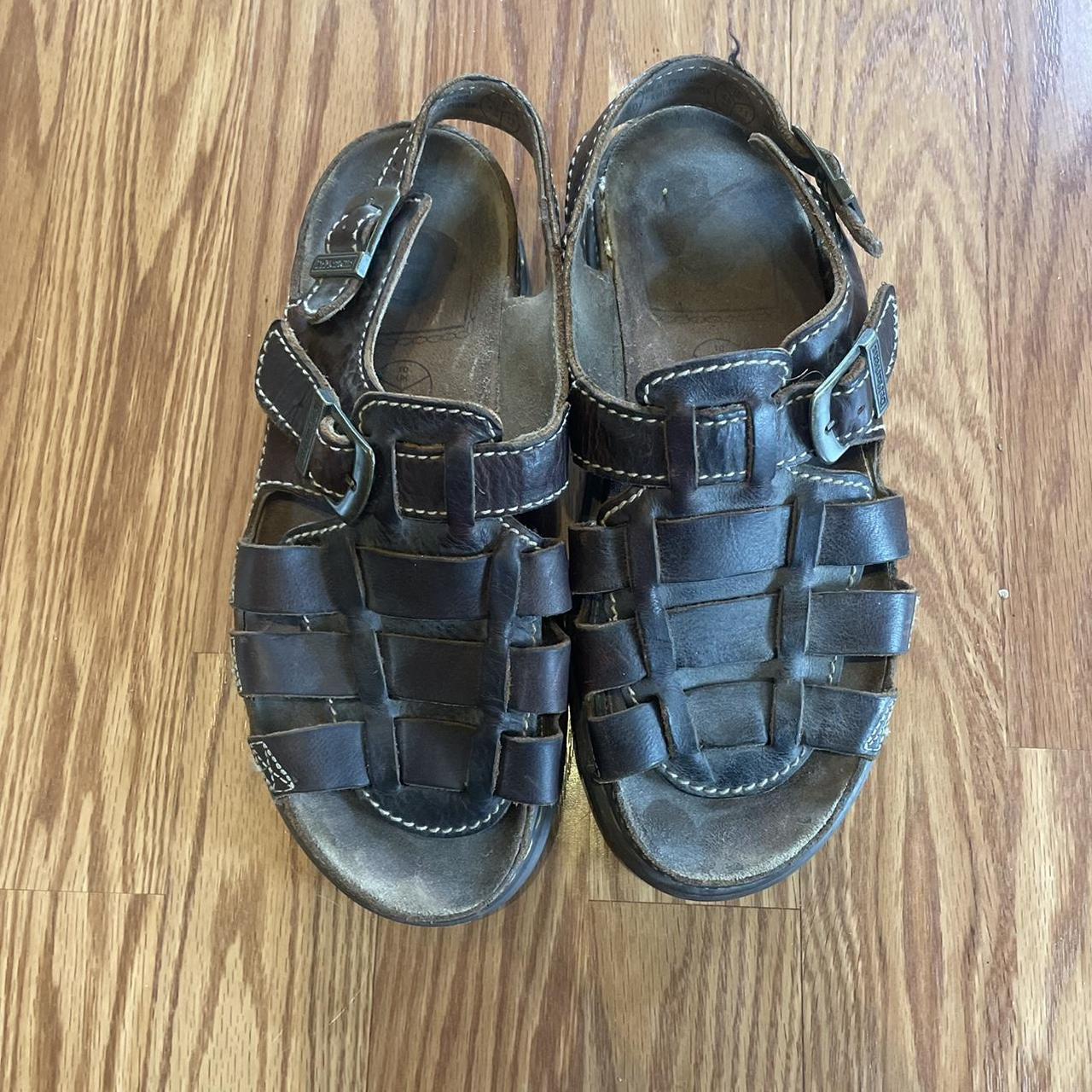 Mens Brown Sandals Depop