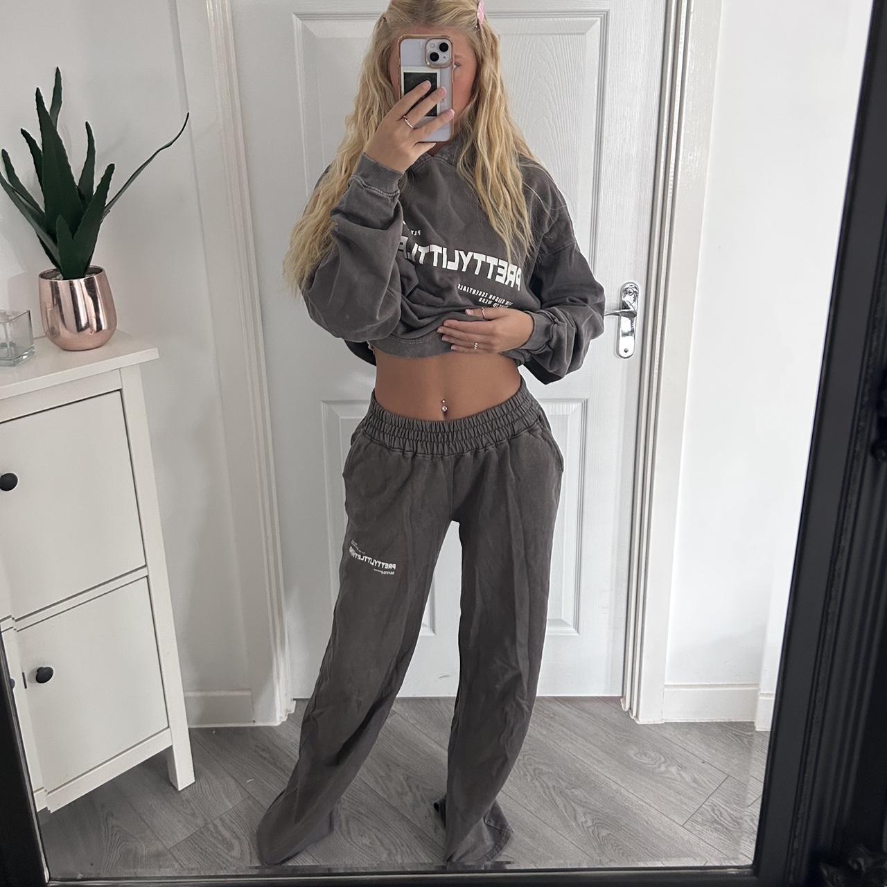 Plt washed gray tracksuit Size xs | Depop