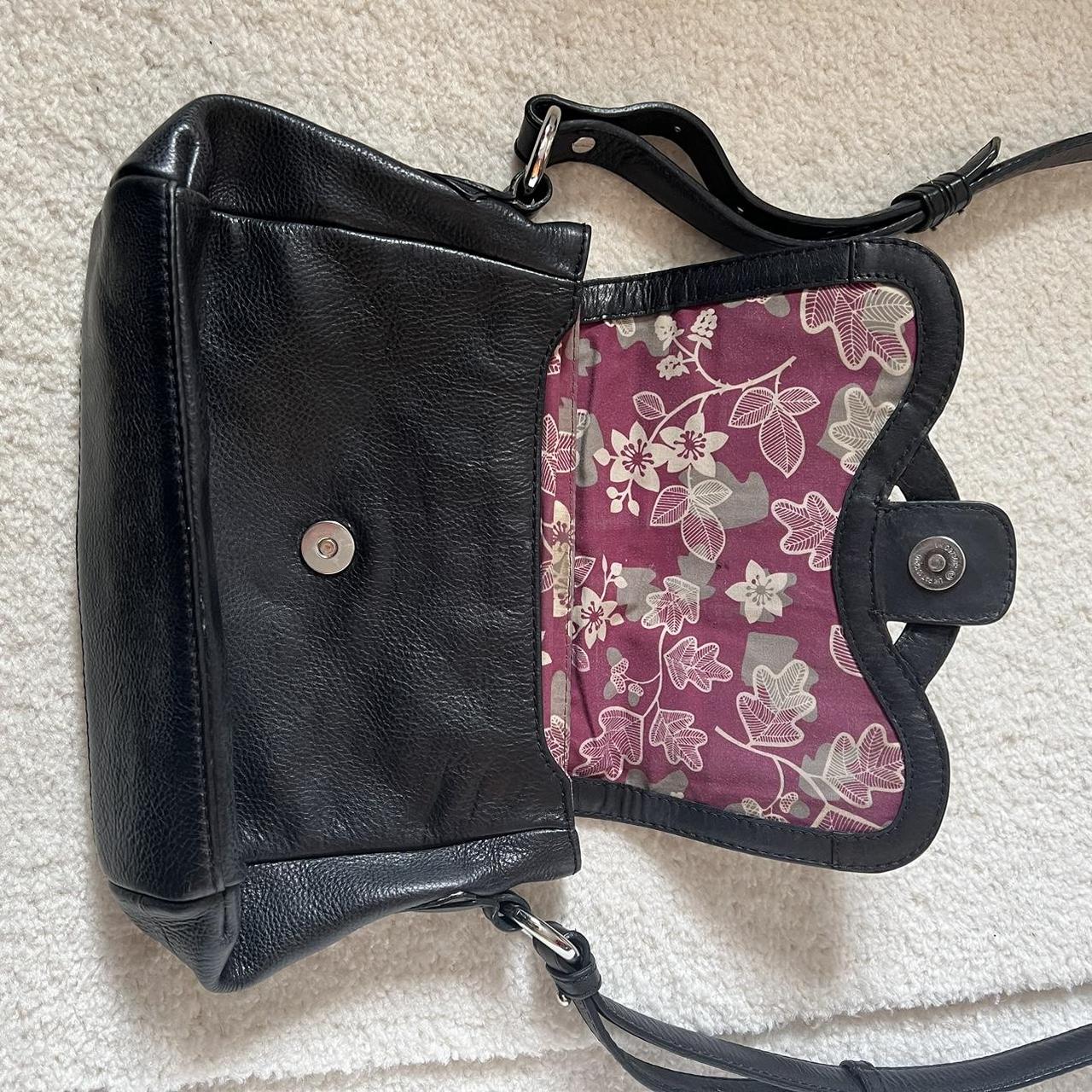 Radley Black Leather crossbody/Shoulder Bag with... - Depop