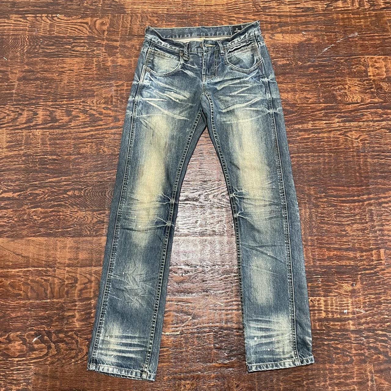 rusty/mud wash rare denim 28/32 send... - Depop