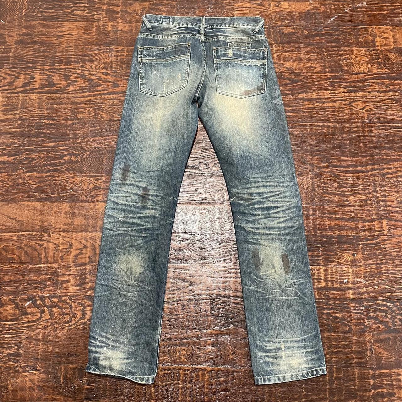 rusty/mud wash rare denim 28/32 send... - Depop