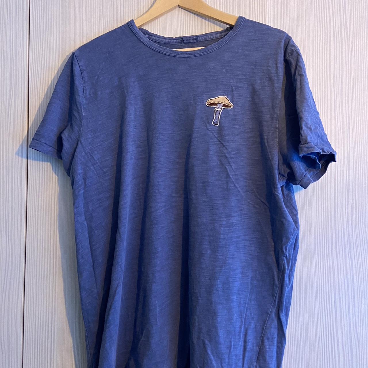 Abercrombie & Fitch Men's Blue T-shirt | Depop