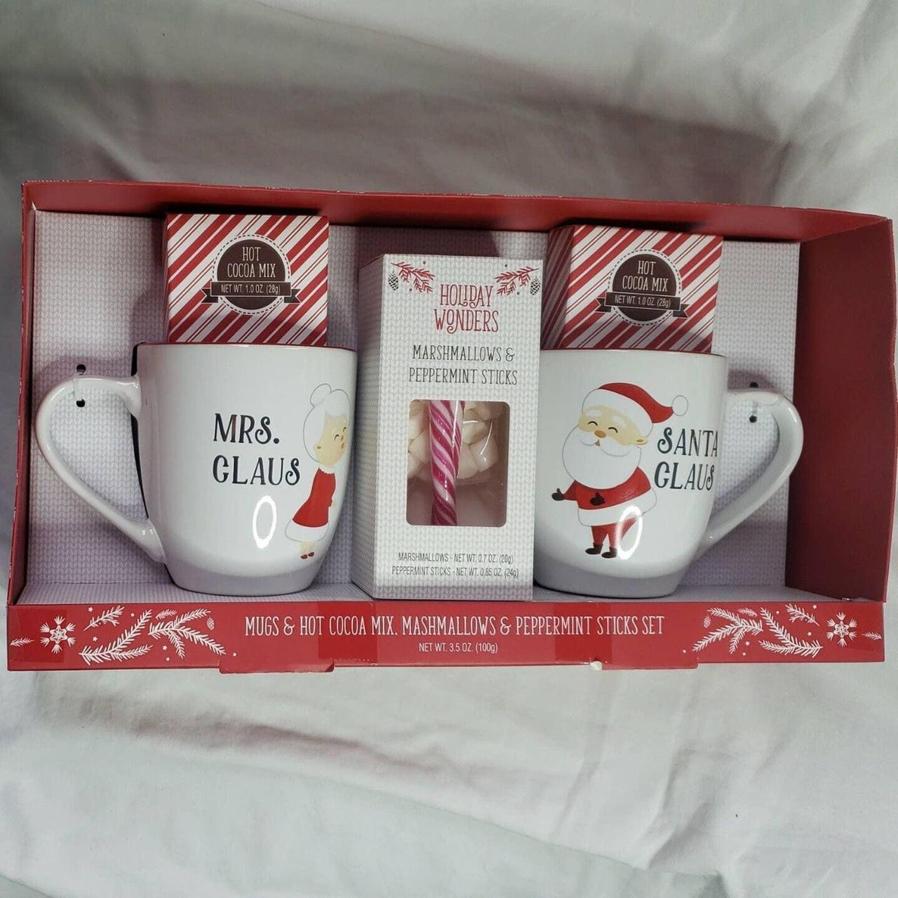 New Mr Claus & Mrs Claus Mug Set Hot Cocoa Mix,... - Depop