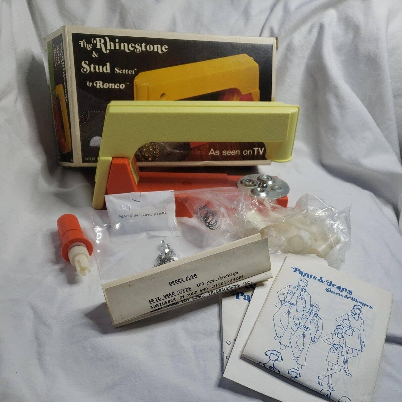 VINTAGE SEALED NEW IN BOX THE RHINESTONE & STUD... - Depop