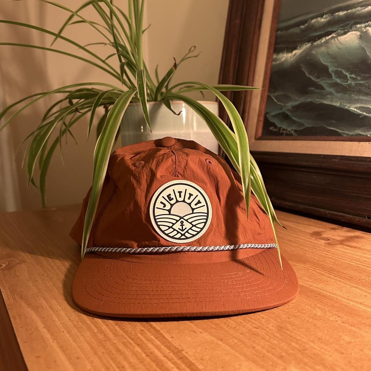 jetty 6 panel unstructured hat! perfect for cool... | Depop