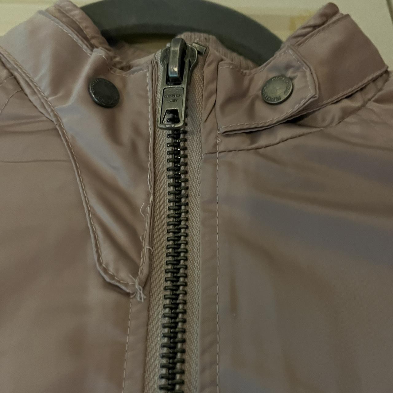 Pink/Tan Member’s Only Jacket 💞 Few loose threads,... - Depop