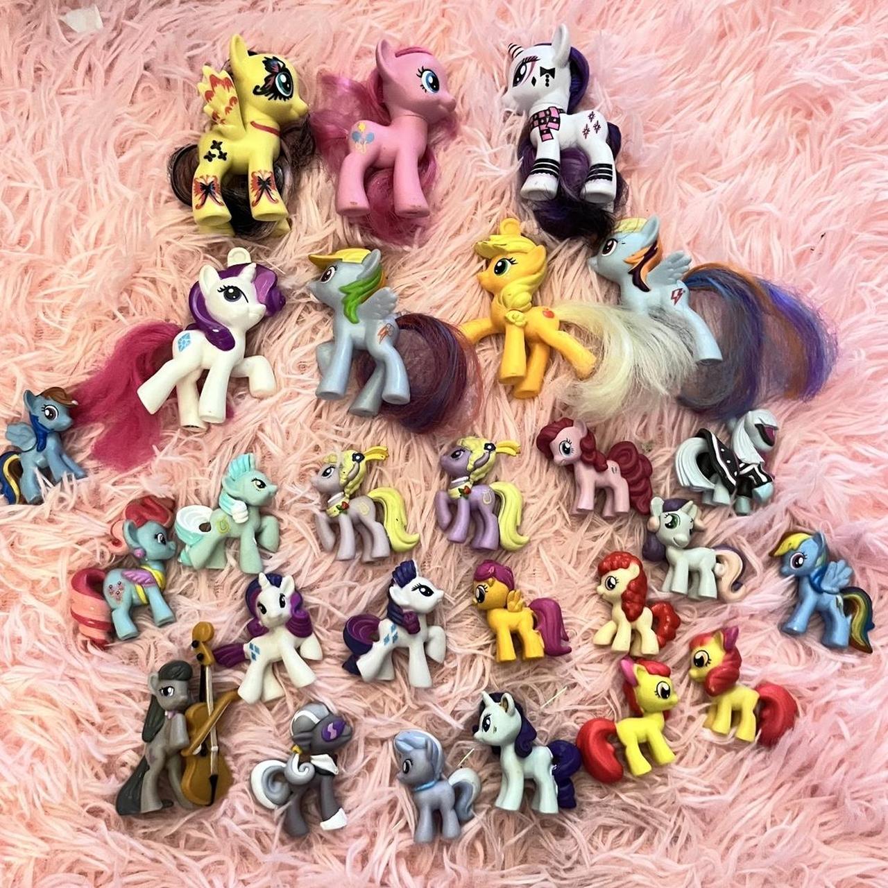 MLP G4 mini lot 💖 Comes with three brushable 4”... - Depop