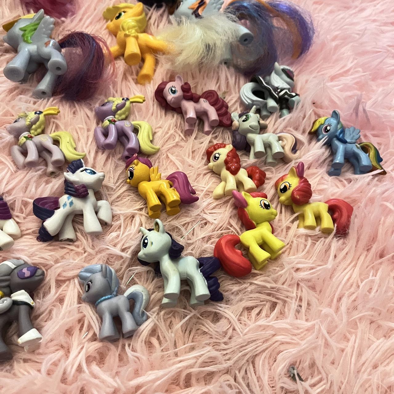MLP G4 mini lot 💖 Comes with three brushable 4”... - Depop